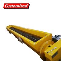 China Customized Stainless Steel Heat Resistant Screw Auger Conveyor 1-40m for Oil Sludge for sale