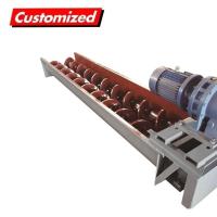 China Customized Heat Resistant Double Shaft Screw Conveyor for Silo Coal Sand 200°C for sale