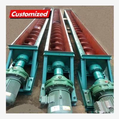 China Customized Heat Resistant Screw Auger Conveyor 5.5kw-75kw for Grain and Powder Transport for sale