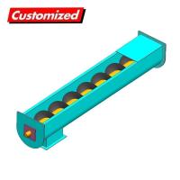 China Customized Heat Resistant Carbon Steel Screw Conveyor 16Mn Spiral Blade for Shot Blasting for sale