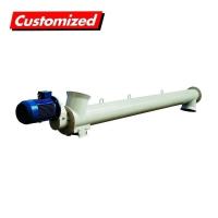 China Stainless Steel Inclined Auger Conveyor for Powder - 3-450 t/h Capacity, 2-45 m Length, Customizable for sale