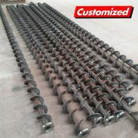 China Custom Stainless Steel Auger Screw Conveyor Shaft 2000mm Diameter 35mm Thickness for Manufacturing Plants for sale