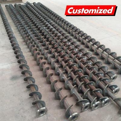 China Custom Stainless Steel Auger Screw Conveyor Shaft 2000mm Diameter 35mm Thickness for Manufacturing Plants for sale