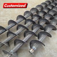 China Heat Resistant Stainless Steel Shaftless Screw Auger 243mm Diameter for Chemical and Grain Transport for sale