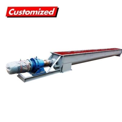 China Customized Construction Design Heat Resistant Fire Resistant Screw Conveyor Auger Conveyor System for sale