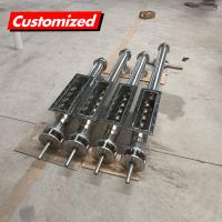China Custom Stainless Steel Screw Auger Feeder for Concrete Powder - U/Tube Shape, 1 Year Warranty, Horizontal/Inclined Layout for sale