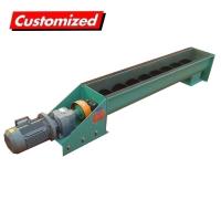 China Industrial Carbon Steel Screw Auger Conveyor 5.5-22KW Heat Resistant for Chemical Mining Transport for sale