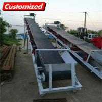 China OEM Custom Mobile Belt Conveyor 500mm Width 4KW Power for Truck Loading and Unloading Operations for sale