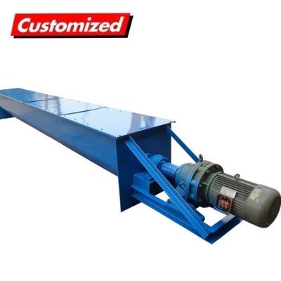 China Heat Resistant Carbon Steel Screw Auger Conveyor 220V 380V 70m Transfer Feeder for sale