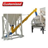 China Custom Stainless Steel Screw Auger Conveyor with Hopper - 1 Year Warranty, Fire Resistant Material for Industrial Powder Conveying for sale