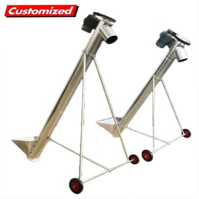 China Customizable Screw Auger Feeder with Hopper 219mm to 407mm Diameter for Cement Coal Powder for sale