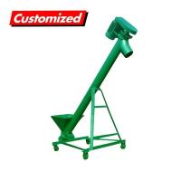 China Heavy Duty Carbon Steel Screw Auger Feeder 219mm Custom Heat Resistant for Industrial Pellet Conveying for sale