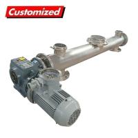 China Stainless Steel Heat Resistant Screw Conveyor Custom OEM Auger Feeding Machine 110mm for sale