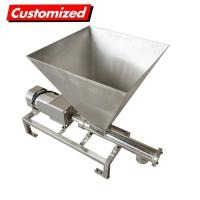 China Stainless Steel Screw Feeder GXW63-500 Electric Auger Conveyor for Industrial Material Handling for sale