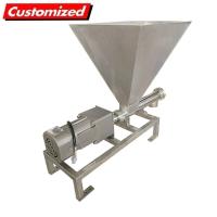 China Stainless Steel Automatic Screw Auger Feeder GXW63-500 Electric Driven for Industrial Use for sale