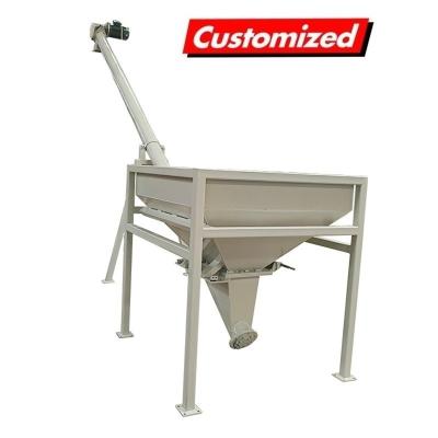 China Carbon Steel Inclined Screw Feeder 159mm Diameter 4m Length for Grain Powder Conveying for sale