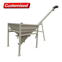 China 304 Stainless Steel Flexible Spring Auger Conveyor 159mm for Grain Transport for sale
