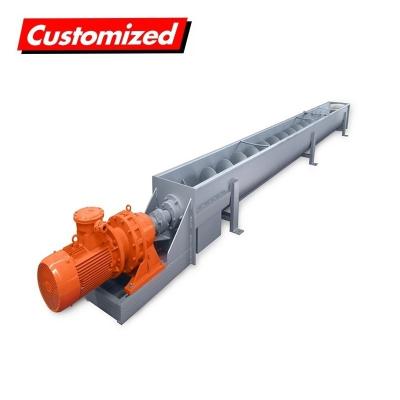 China Stainless Steel Shaftless Screw Auger Conveyor 1.5KW for Cement Chemical Mining for sale