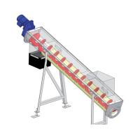 China Stainless Steel Shaftless Screw Auger Conveyor 1.5KW for Cement Chemical Mining for sale