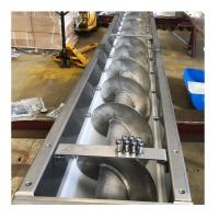 China Stainless Steel Shaftless Screw Auger Conveyor 1.5KW for Cement Chemical Mining for sale