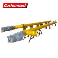 China OEM Custom Stainless Steel Flexible Screw Conveyor for Cement - 14m Length, 3-30W Power Options for sale