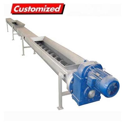 China Custom Shaftless Screw Conveyor 1-30m Length 1.1-37kw Power for Cement Industry Material Handling for sale