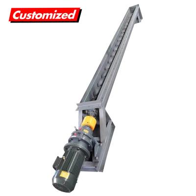 China ODM High Efficiency Shaftless Spiral Conveyor - Custom Stainless Steel Screw Chip System with 110V/220V/380V Voltage Options for sale