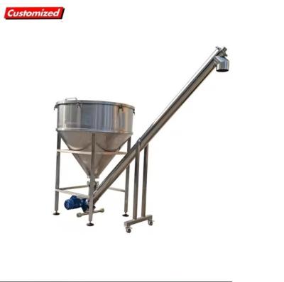 China Fire Resistant Stainless Steel Vertical Screw Lift Conveyor 1 Year Warranty Custom Capacity for sale