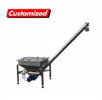 China Stainless Steel Heat Resistant Flexible Screw Auger Feeder for Dry Powder Conveying Customizable for sale