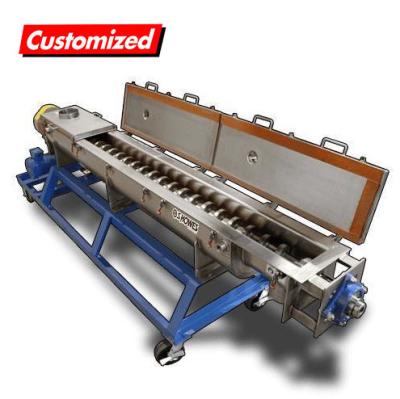 China Custom 304/316L Stainless Steel Screw Auger Conveyor with 1 Year Warranty and Food Grade Certification for sale