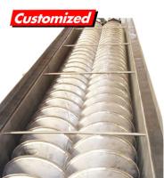 China Hollow Blade Heated Screw Conveyor for Sludge Drying - 1 Year Warranty with Custom Voltage and Dimensions for sale