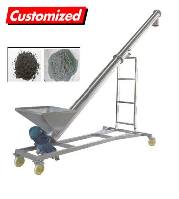 China Compact Tubular Spiral Screw Conveyor 5 Ton/Hour Capacity with Heat-Resistant Carbon Steel Construction for Powder Materials for sale