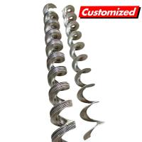 China Custom Stainless Steel Auger Screw 304 316L for Screw Conveyor Easy Installation for sale