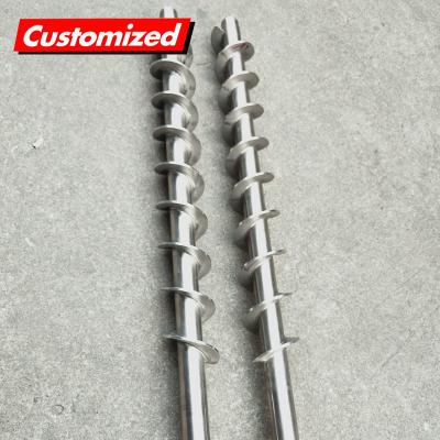 China Stainless Steel 304 316L Food Grade Auger Screw for Flexible Screw Conveyor Custom Size for sale