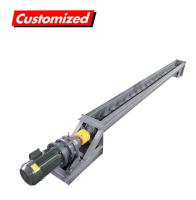 China Stainless Steel Screw Auger Conveyor 220V High Efficiency Customized Size for sale