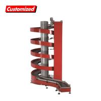 China Custom Stainless Carbon Steel Elevator Screw Conveyor with 30-70 Packages/Minute High Speed Operation for Industrial Material Handling for sale