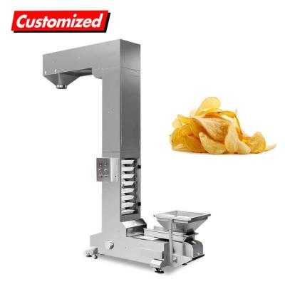 China Custom Z-Shape Bucket Elevator Conveyor 304 Stainless Steel 1-30m Length 5-13m³/h Capacity for sale