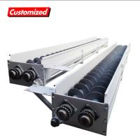 China GBX300-7600 Large Capacity Sawdust Chain Scraper Conveyor 304 Stainless Steel Custom Length Industrial Material Handling for sale