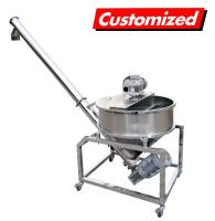 China Stainless Steel Heat Resistant Customized Screw Auger Feeder for Powder and Grain Transport 1 Year Warranty for sale