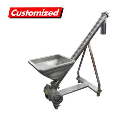 China Stainless Steel Heat Resistant Customizable Screw Auger Feeder Conveyor for Powder Transport 304 316 for sale