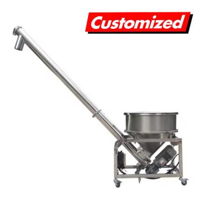 China Stainless Steel Heat Resistant Flexible Screw Conveyor for Powder and Grain Transport Customizable 1 Year Warranty for sale