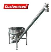China Food Grade Stainless Steel Customizable Heat Resistant Screw Auger Feeder Conveyor for sale