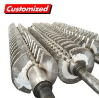 China Fully Threaded Insulated Jacketed Thermal Screw Conveyor With Adjustable Outlet Height for sale