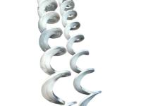 China Stainless Steel SS304 SS316 Food Grade Shaftless Auger Screw Custom Sizes for Conveyor Systems for sale
