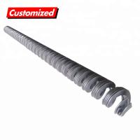 China Shaftless Spiral Blade for Continuous Conveying High Corrosion Resistance Custom Dimensions 100°C 45° for sale