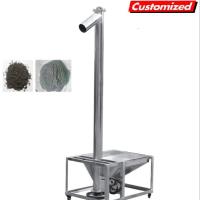 China Stainless Steel Flexible Screw Auger Feeder 1.5m Customizable Heat Resistant Powder Conveyor for sale