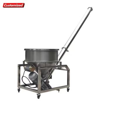 China Stainless Steel Heat Resistant Screw Auger Conveyor 1 Year Warranty Customizable for Powder Grain Transport for sale