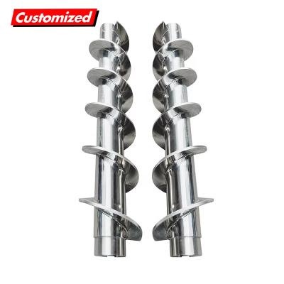 China Custom Shaftless Screw Conveyor 220V 415V Heat Resistant Auger Feeder for Mining for sale