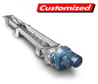 China Stainless Steel 304 Screw Auger Conveyor Customized for Industrial Powder Material Handling for sale