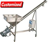 China Stainless Steel Heat Resistant Flexible Screw Auger Conveyor Customizable Material Transfer for sale